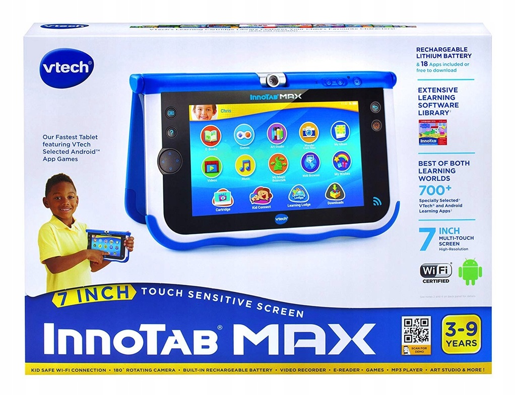 TABLET DLA DZIECI VTECH INNOTAB MAX 7'' - 7478762011 - oficjalne ...