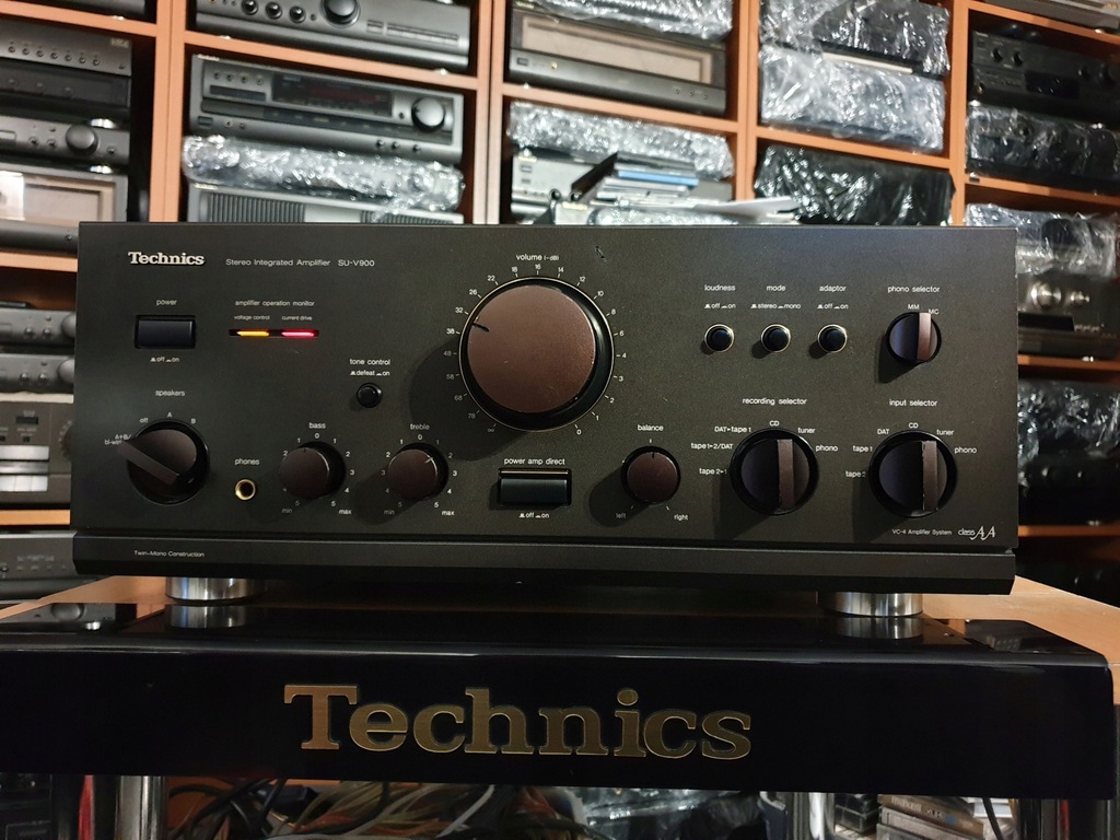 WZMACNIACZ TECHNICS SU-V900 SPRAWNY ŁADNY GWARANCJ - 7757593648 ...
