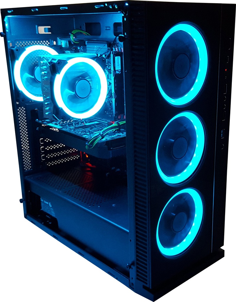 Obudowa gamingowa Inter-Tech W-III RGB LED 6 went - 7350699125 ...