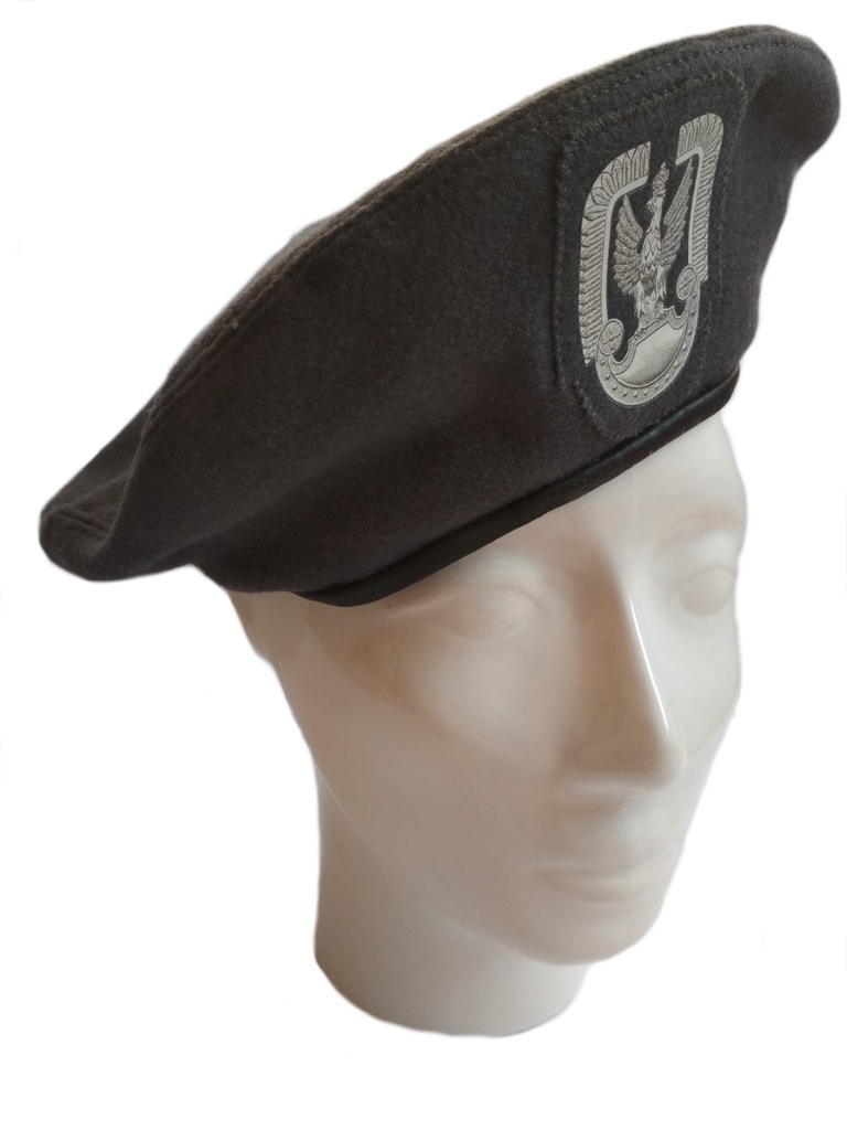 BERET WOJSKO POLSKIE WP SZARY (GROM) ORYGINAŁ !!!! - 7251537533 ...