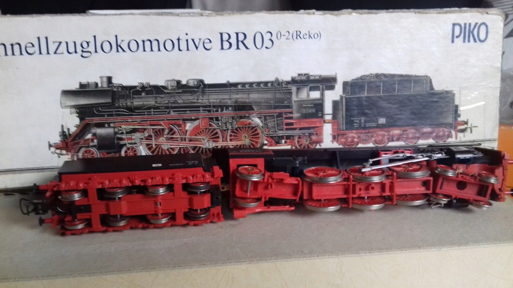 lokomotywa piko BR03 parowóz piko br 03 sprawny - 7434217721 ...