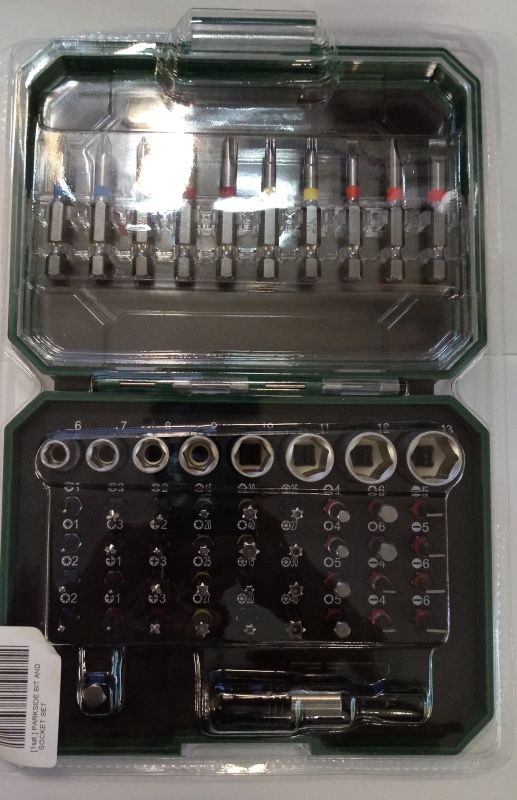 PARKSIDE BIT AND SOCKET SET - 7297606690 - oficjalne archiwum Allegro