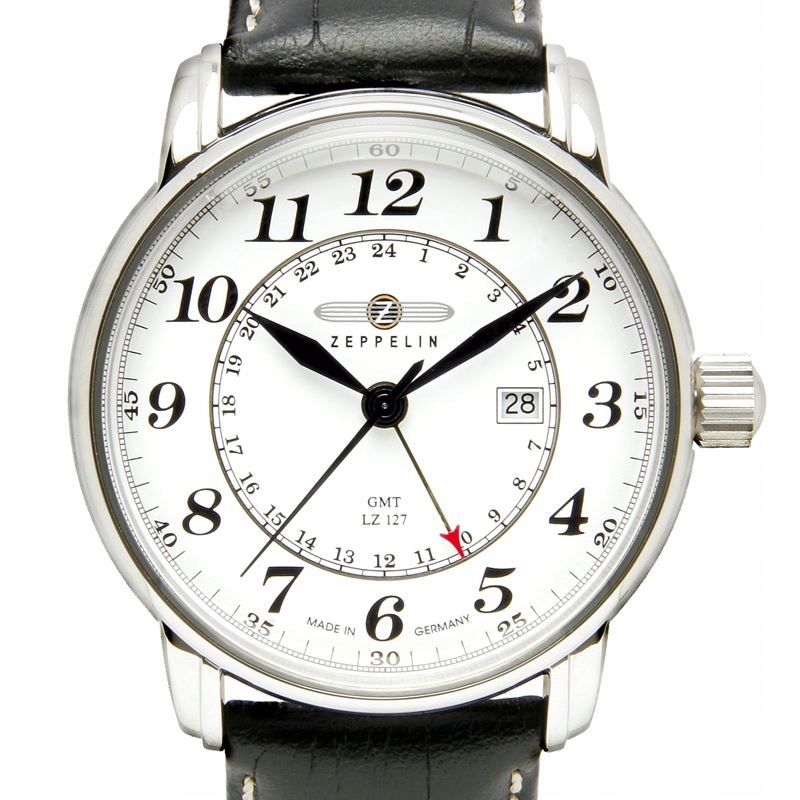 ZEGAREK MĘSKI ZEPPELIN LZ127 7642-1 GERMAN GMT - 7586589477 - oficjalne ...
