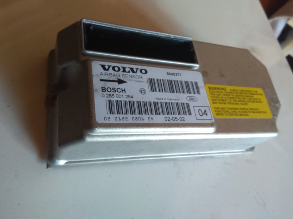 VOLVO S60 V70 S80 MODUŁ AIRBAG SENSOR 8645271 - 7337940018 - oficjalne ...