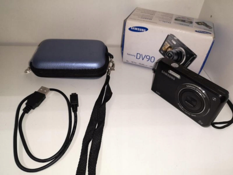 APARAT SAMSUNG DV90 W PUD + ETUI - 7686720159 - oficjalne archiwum Allegro