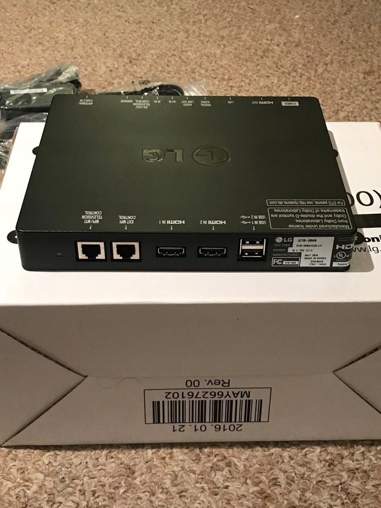 LG STB-3000 IPTV Hotel Set Top Box - 7439168200 - oficjalne archiwum ...