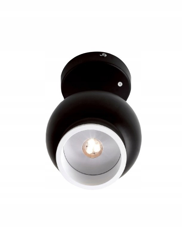 Lampa sufitowa OJO SHORT czarna - LED, aluminium - 7689586600 ...