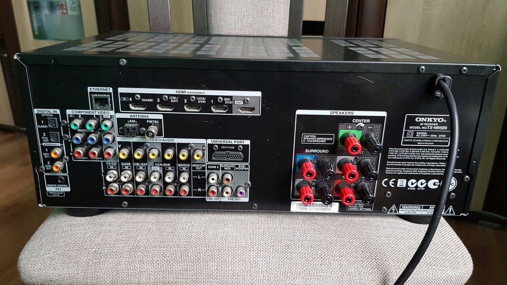 Onkyo TX NR509 Amplituner okazja! - 7562401502 - oficjalne archiwum Allegro