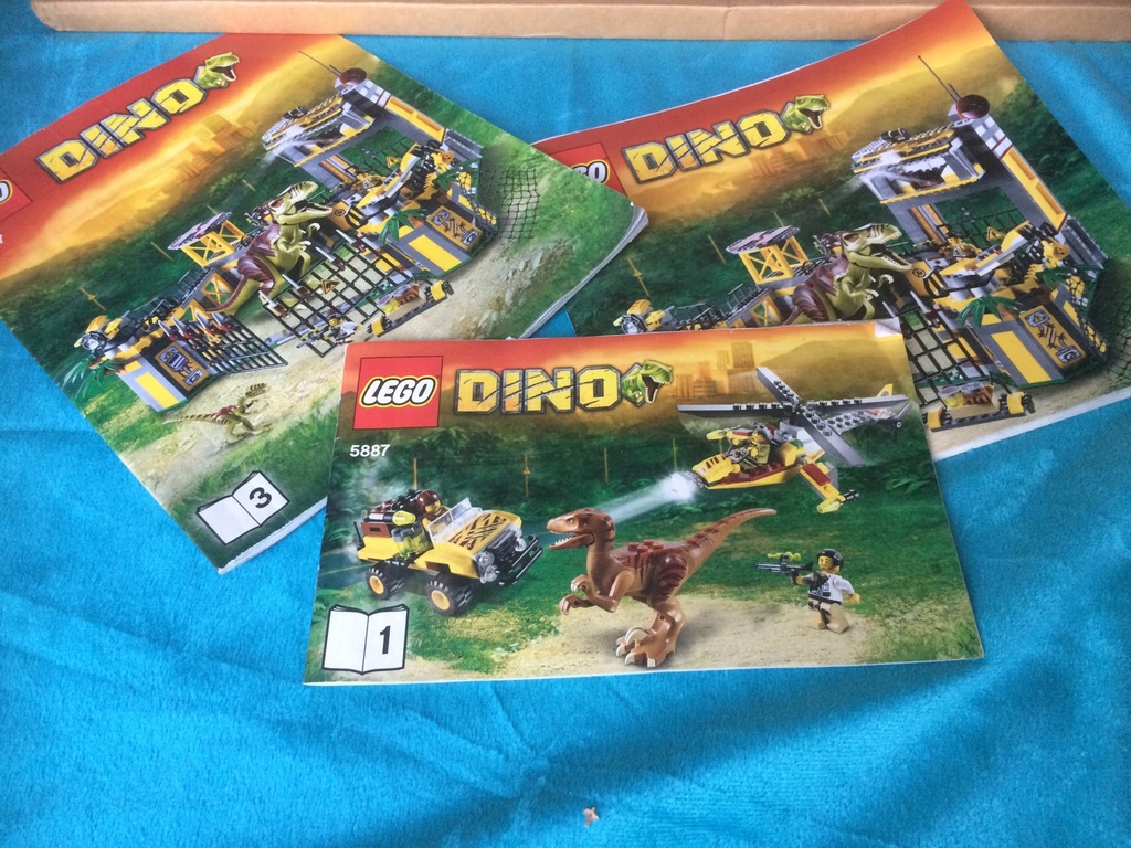 Klocki LEGO DINO 5887 Kwatera główna obrony przed - 7532726268 ...