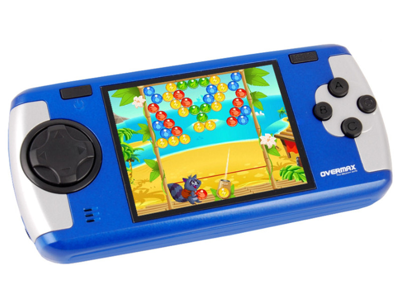 OVERMAX PRZENOŚNA KONSOLA - 200 GIER BASICPLAYER - 7097902305 ...
