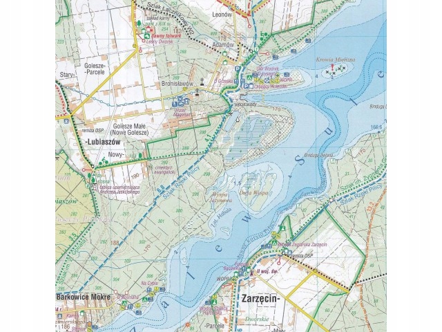 Zalew Sulejowski mapa turystyczna Compass 2016 - 7593716098 - oficjalne ...