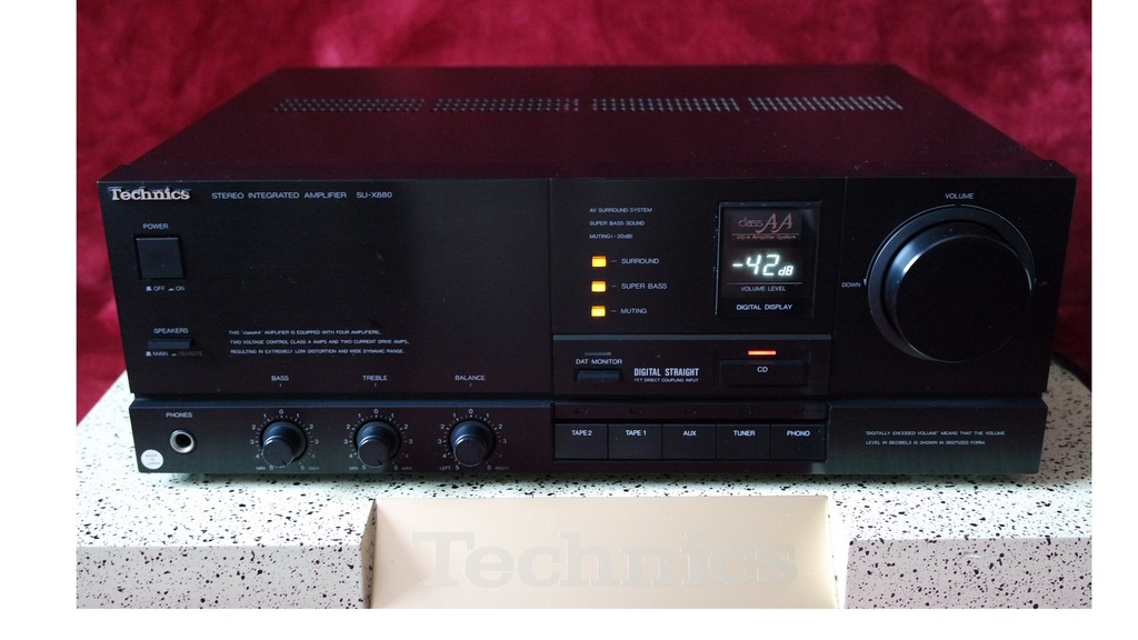 WZMACNIACZ TECHNICS SU-X 880 CLAS AA SUPER DŻWIĘK! - 7414274790 ...