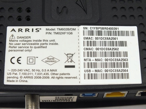 MODEM ARRIS TM602B/DM - 7406590856 - oficjalne archiwum Allegro