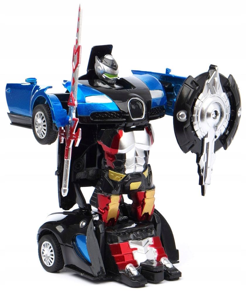 AUTO ROBOT TRANS WARRIOR FIGURKA SAMOCHÓD NAPĘD - 7661658618 ...