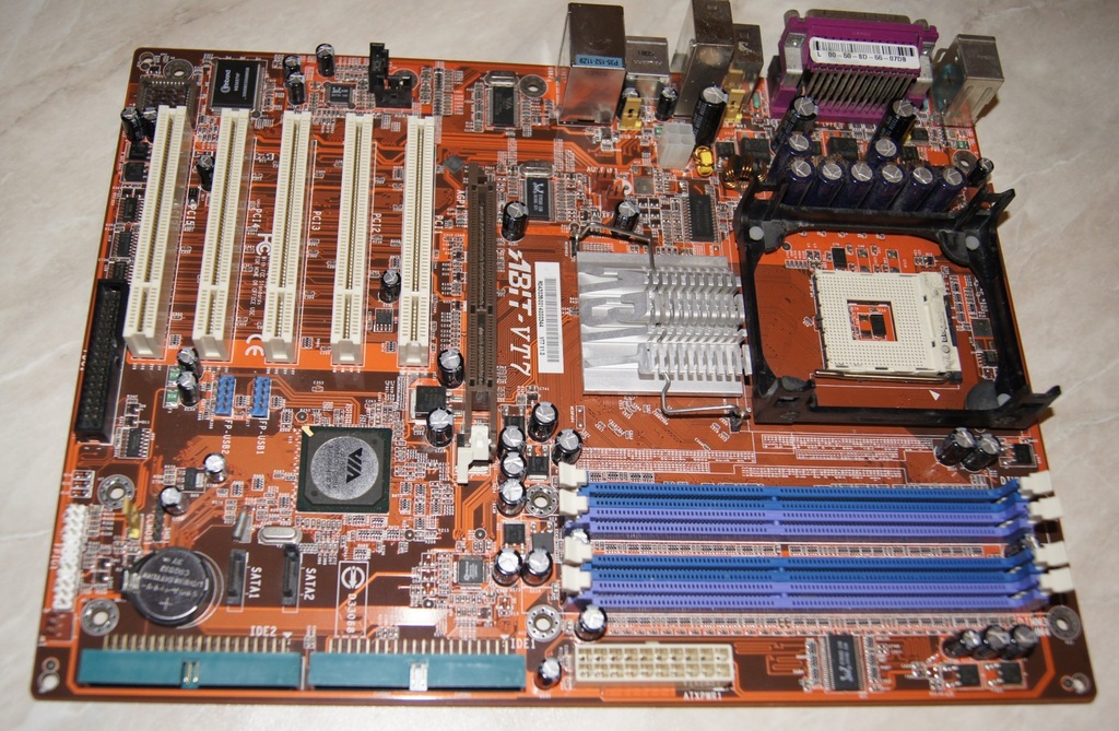 Płyta główna Abit VT7, Dual DDR, AGP8x, socket 478 - 7282280213 ...