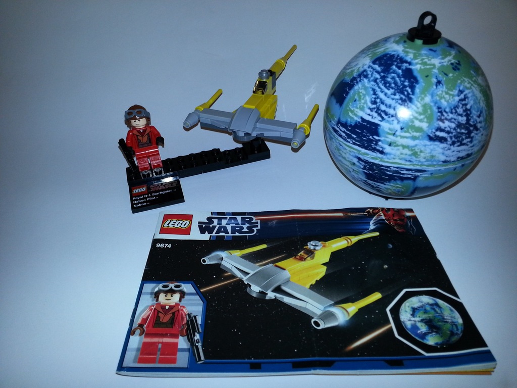 LEGO 9674 STAR WARS Naboo Starfighter + Pilot - 7086111738 - oficjalne ...