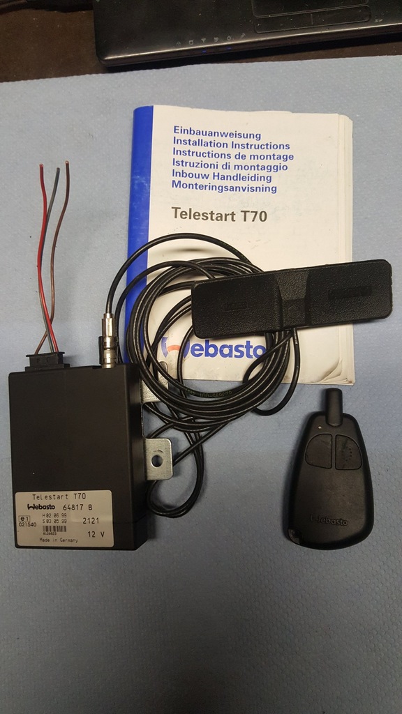 pilot webasto t70 telestart antena komplet 12v - 7142277036 - oficjalne archiwum Allegro