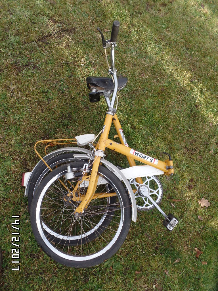 ROWER SKŁADAK ROMET WIGRY 5 ŚLICZNY SPRAWNY ORYGI - 7323283377 ...