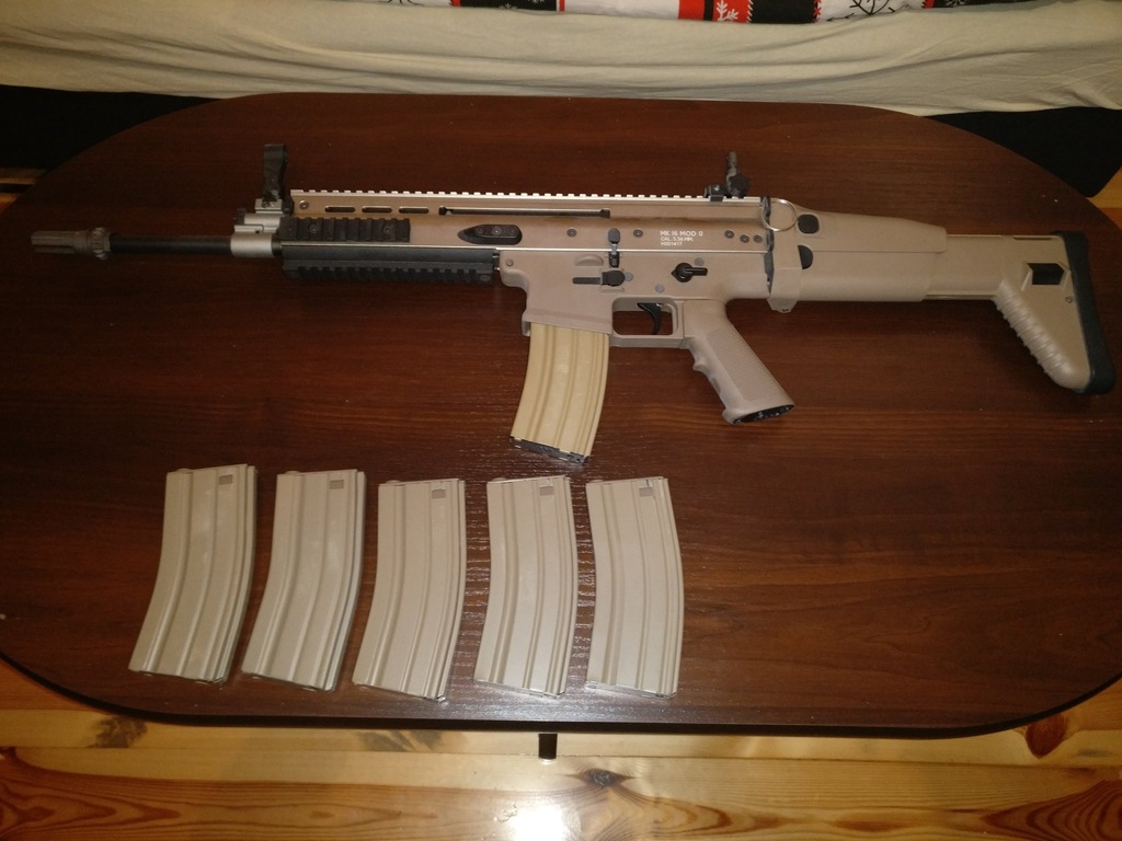 WE SCAR L MK16 MOD 0 AEG + 5x Mid Cap - 7107920174 - oficjalne archiwum ...