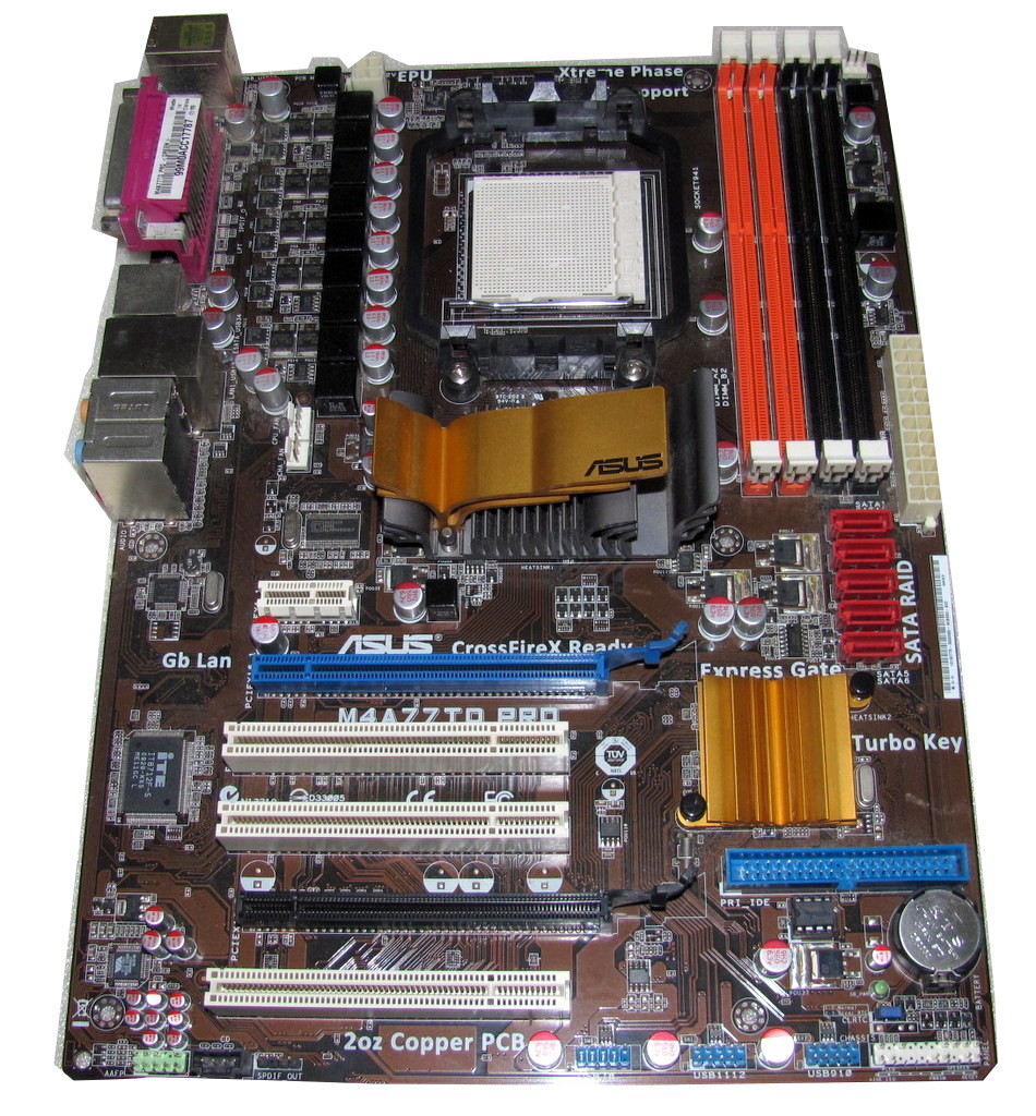 Płyta ASUS M4A77TD PRO socket AM3 Gwarancja FV W-w - 7249718182 ...