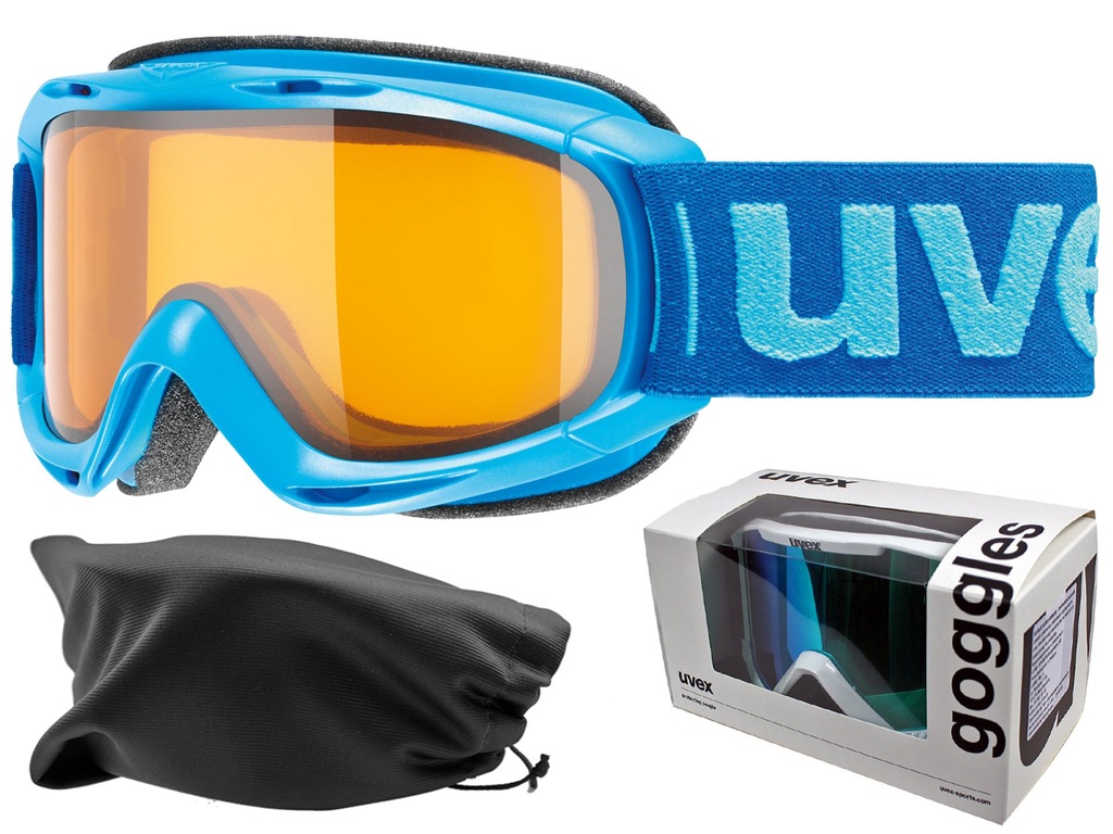 UVEX Gogle SLIDER cyan/lasergold lite S1 NEW! - 7087943812 - oficjalne ...