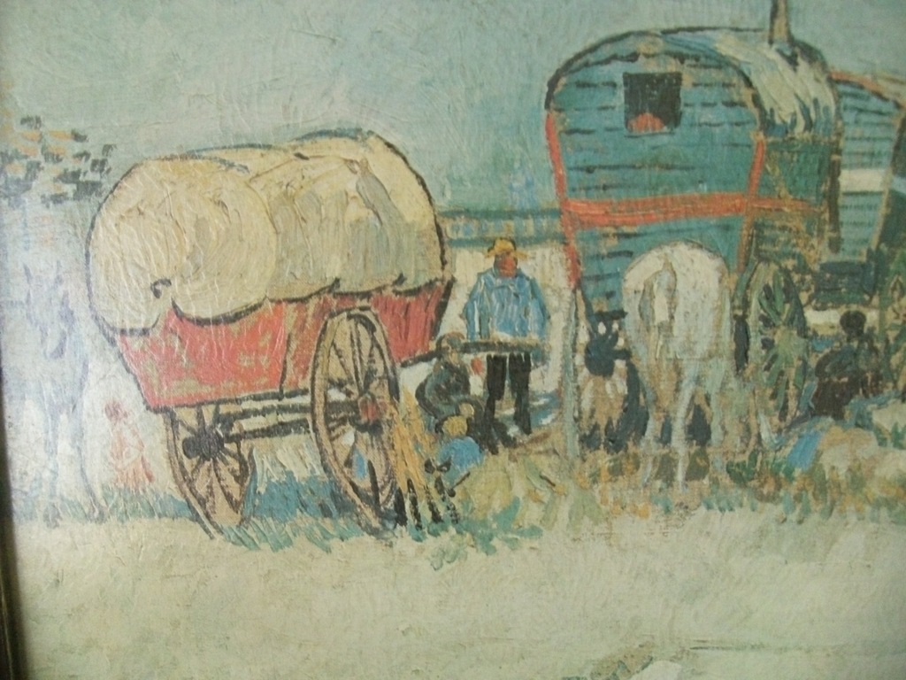 Obraz w ramie- Tabor Cygański - 7285254621 - oficjalne archiwum Allegro