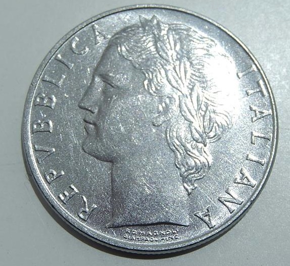 REPVBBLICA ITALIANA L 100 1975 - 7288201348 - oficjalne archiwum Allegro