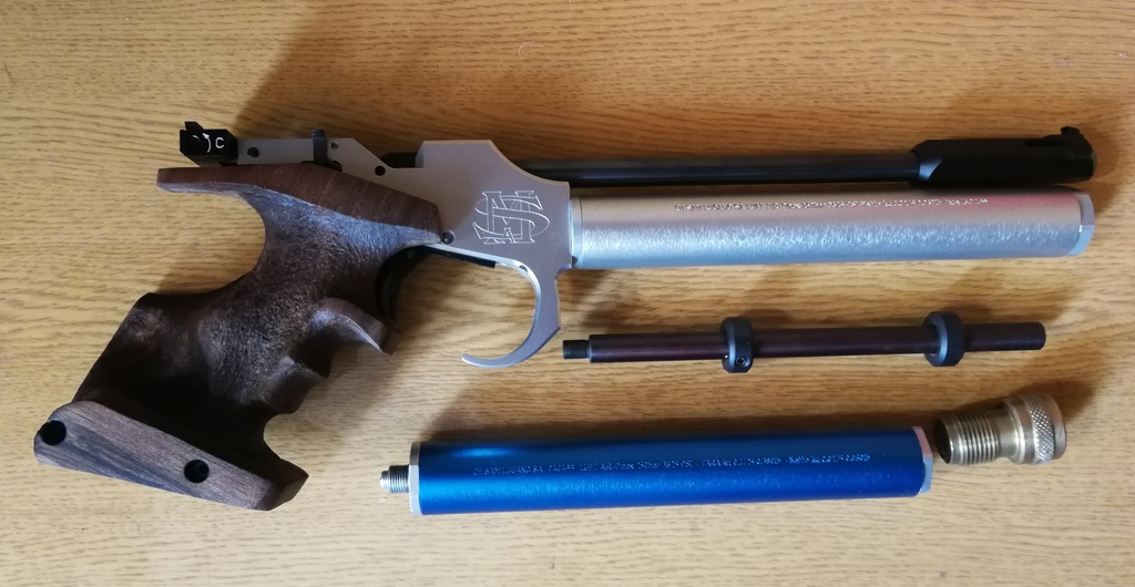 ANSCHUTZ SAM M10 4,5 PCP bdb Wiatrówka Pistolet - 7417135493 ...