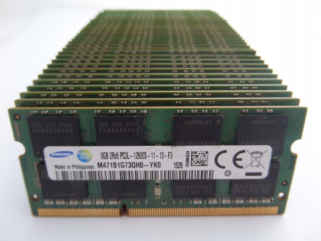 SAMSUNG 2x8GB=16GB SO-DIMM DDR3 PC3L-12800 1600MHz - 7589958169 ...