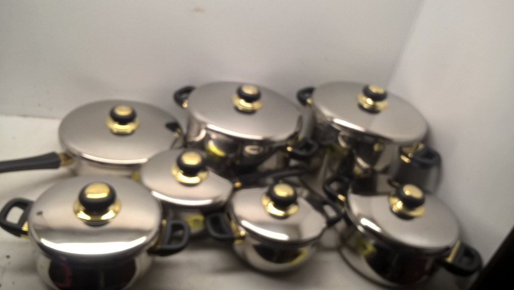 GARNKI NIEMIECKIE MEGA ZESTAW KOCHTOPF SUPER BARON - 7171467017 ...