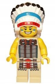Lego figurka Indianin - 7641772274 - oficjalne archiwum Allegro