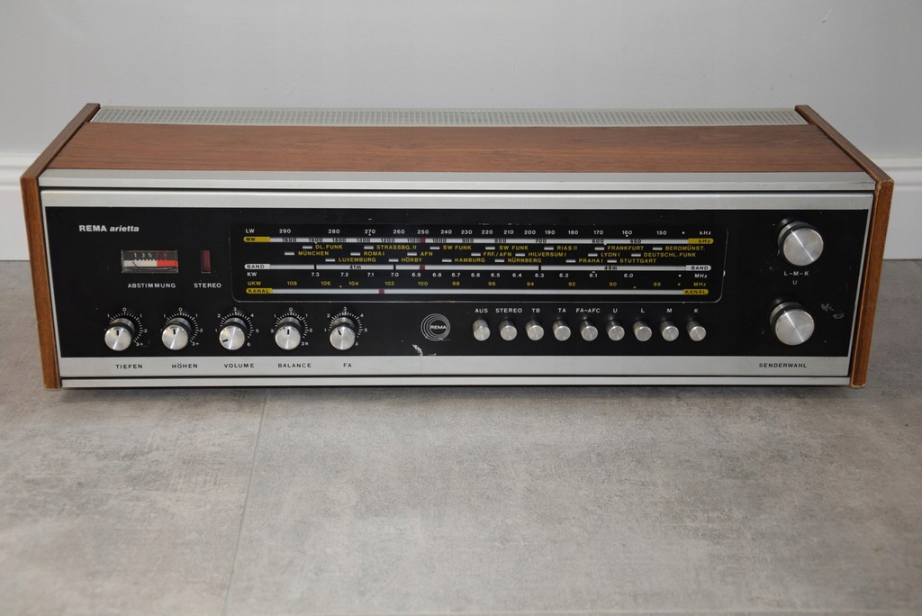 Radio vintage Rema Arietta 730 retro amplituner - 7352380075 ...