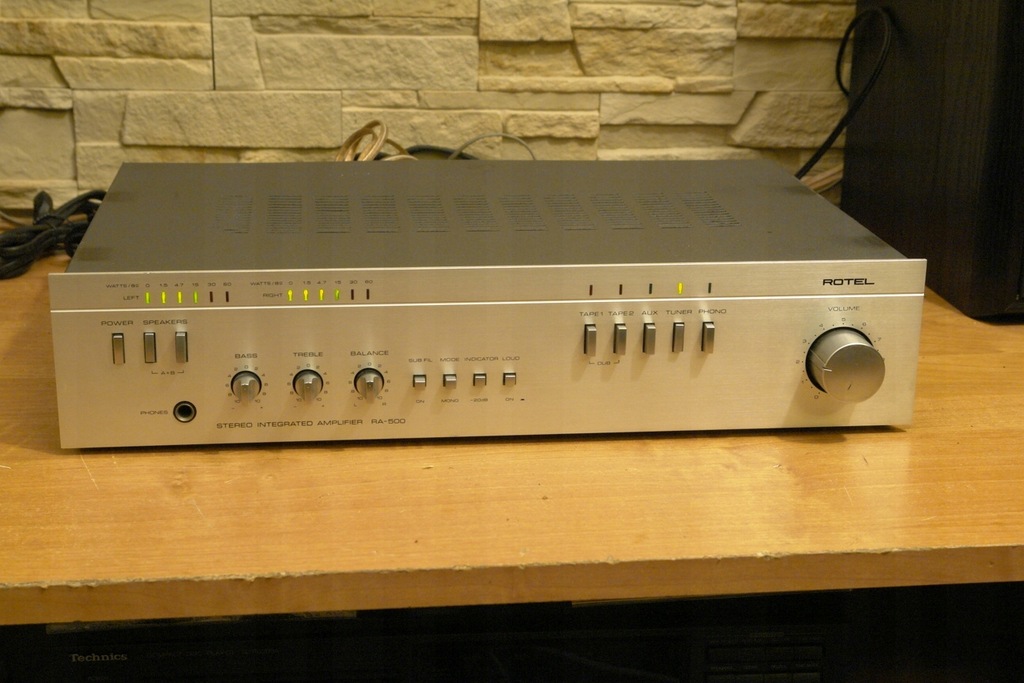 ROTEL RA-500 ZADBANY WZMACNIACZ VINTAGE GWARANCJA - 7607604952 ...