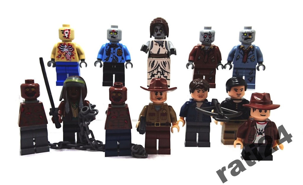 Figurki Lego The Walkind Dead -Jedyny taki zestaw! - 6825003655 ...