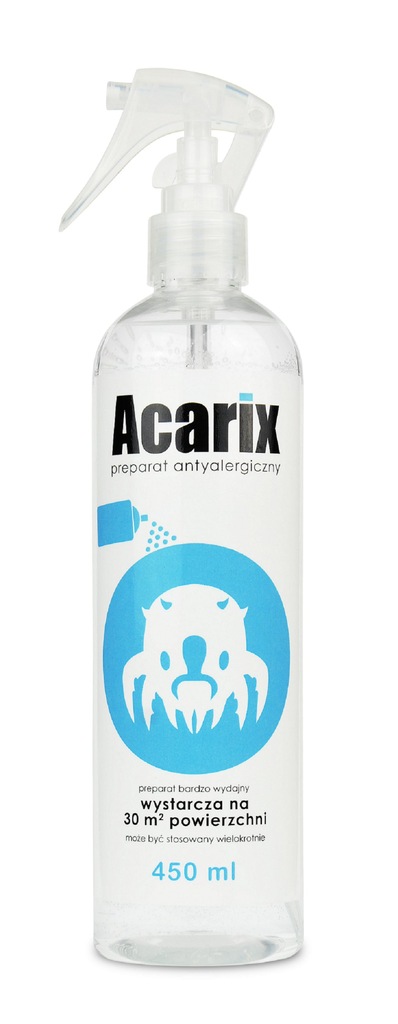 Preparat spray na roztocza Acarix. 450ml Wydajny!! - 6647107771 ...