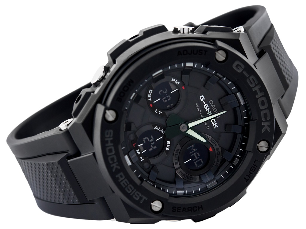 MĘSKI ZEGAREK CASIO GST-W100G 1B G-SHOCK MULTIBAND - 7070133420 ...