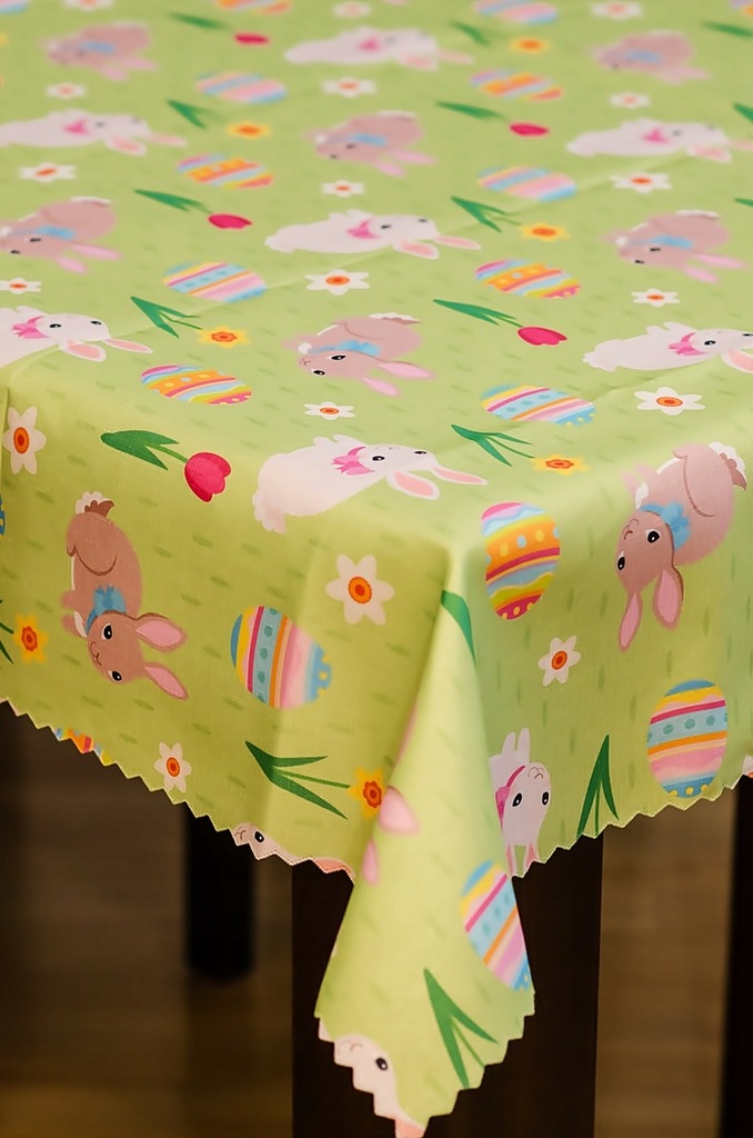 OBRUS WIELKANOCNY PLAMOODPORNY NA WYMIAR POLSKI - 6703297925 - oficjalne archiwum Allegro