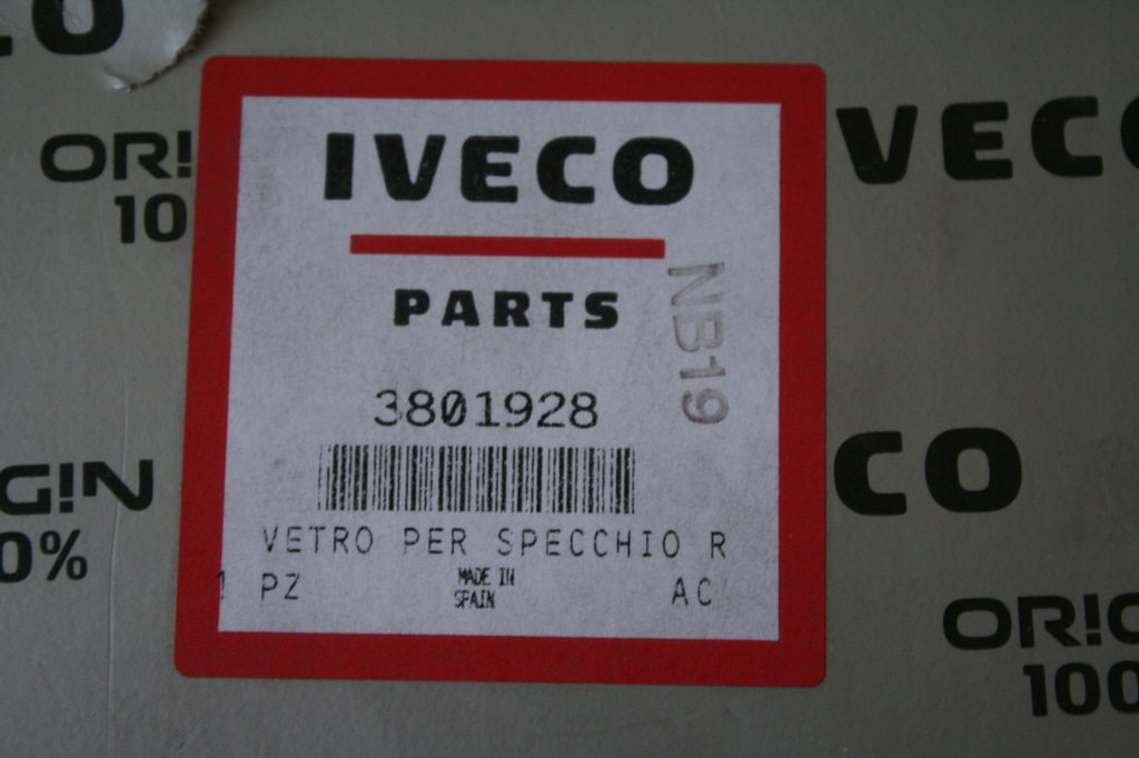 Iveco Daily wkład lusterka prawy ORYGINAŁ 3801928 - 7572153612 ...