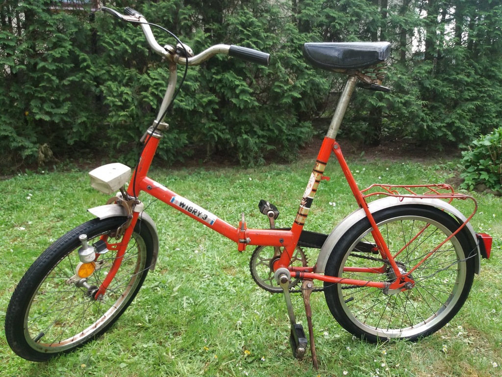 Rower Romet Wigry 3 składak PRL zzr Orginał 1984 r - 7327074209 ...