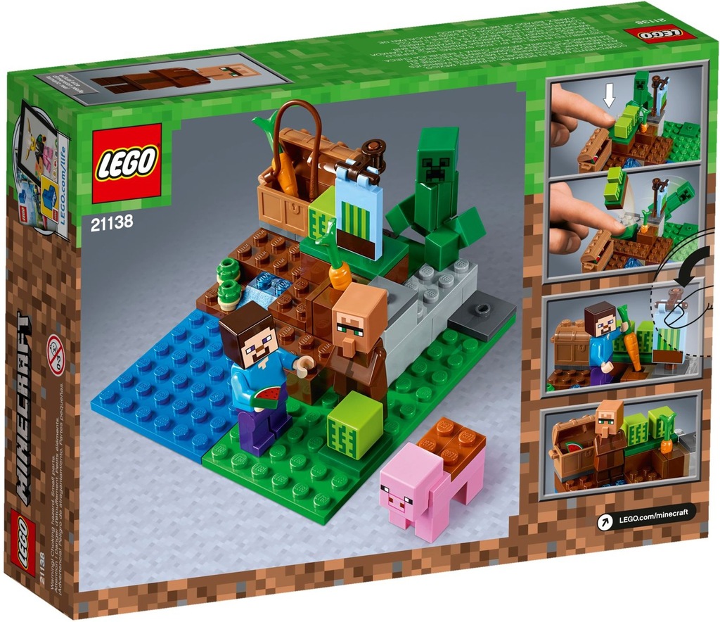 LEGO MINECRAFT 21138 Farma arbuzów - 7128103927 - oficjalne archiwum ...