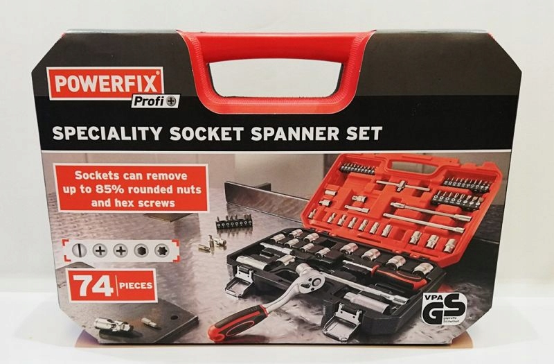 POWERFIX PROFI KLUCZE NASADOWE 74 - 7593477239 - oficjalne archiwum Allegro