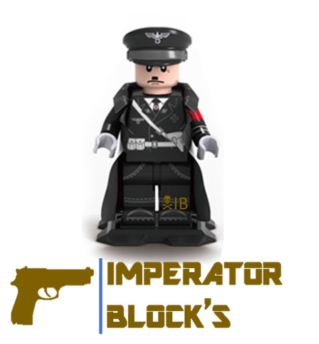 Hitler w mundurze SS figurka ludzik pasuje LEGO - 7276259729 ...