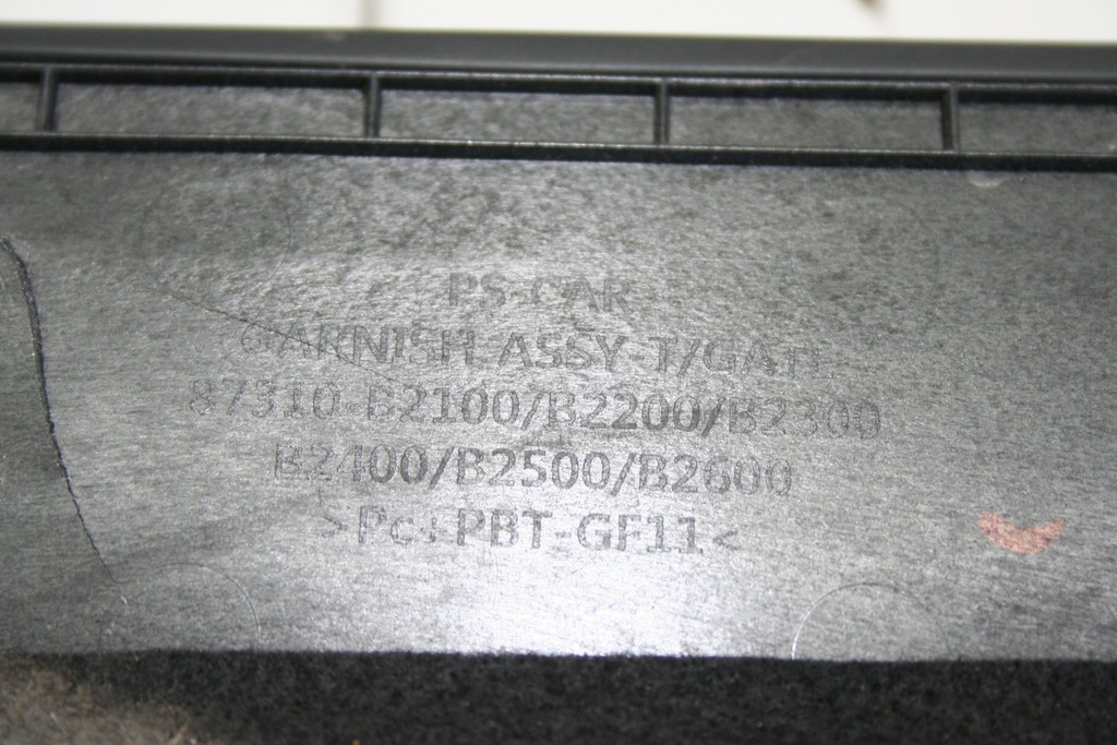 KIA SOUL OSŁONA KAMERY LISTWA KLAPY 87310-B2100 - 7391056338 ...