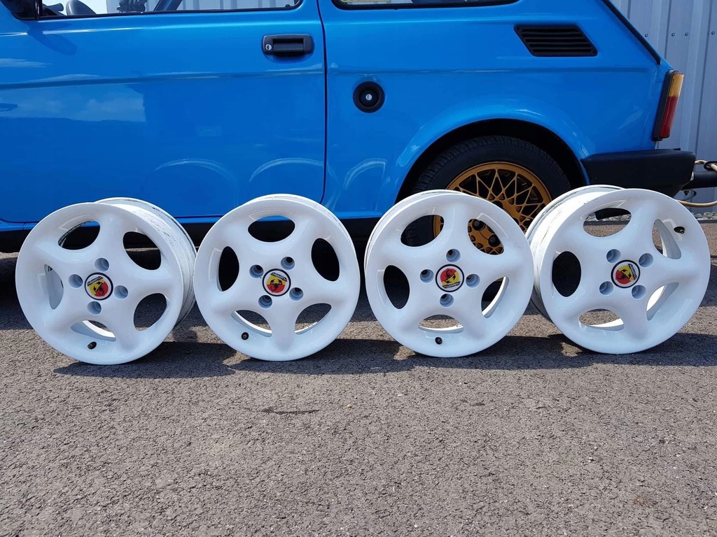 Felgi aluminium Fiat 126p - 7453352785 - oficjalne archiwum Allegro