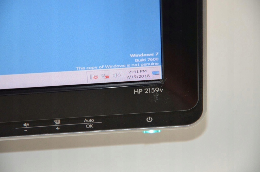 MONITOR HP 2159V 21,5'' 100%OK 1920x1080 GDYNIA - 7478431978 ...