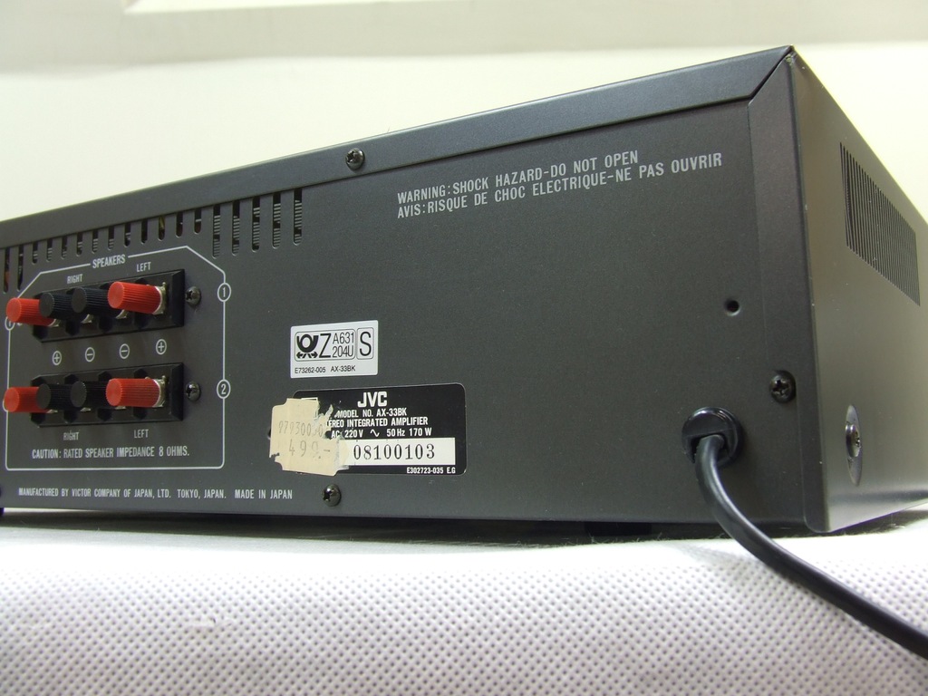 Купить Усилитель JVC AX-33 /2x80Вт/: отзывы, фото и характеристики на ...