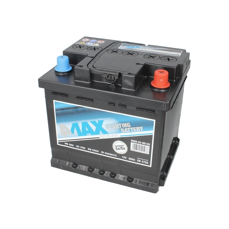 Alfa Romeo AKUMULATOR 4MAX ECOLINE - 50AH 470A P+ - 7411036261 ...