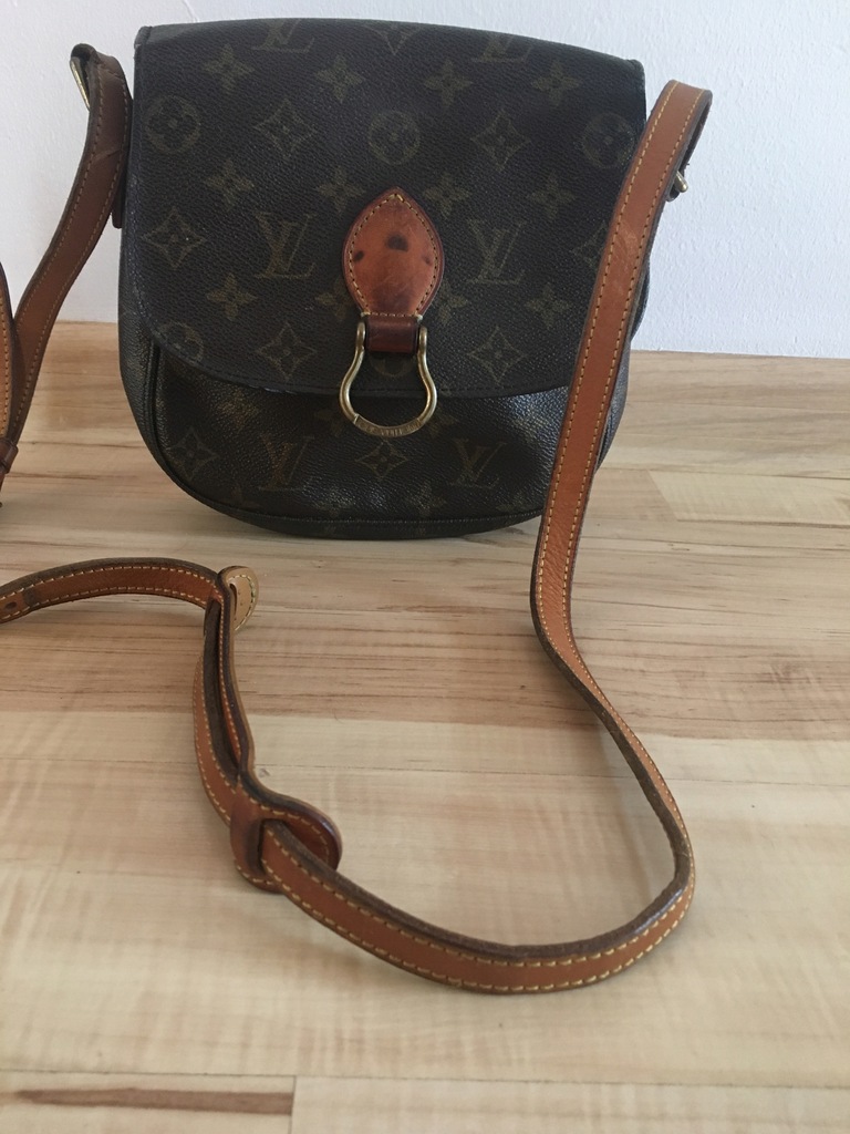 Louis Vuitton St Cloud oryginalna skorzana torebka - 7476609989 - oficjalne archiwum Allegro