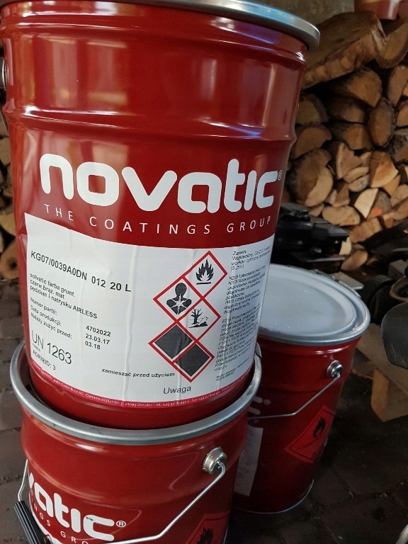 Novatic farba podkładowa czerwona brązowa 20L - 7425821853 - oficjalne ...