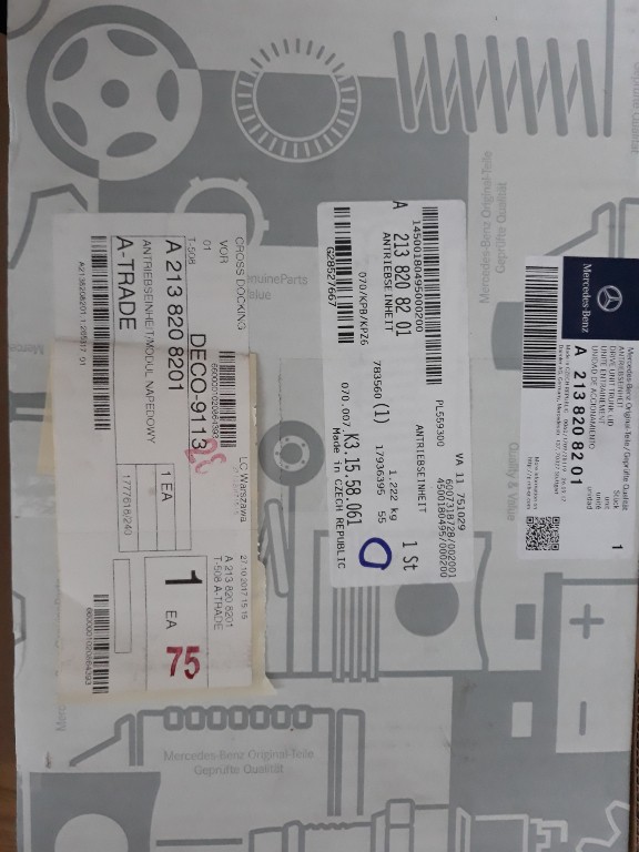 MERCEDES W222 W213 napęd klapy tył A2138208201 - 7613949293 - oficjalne ...